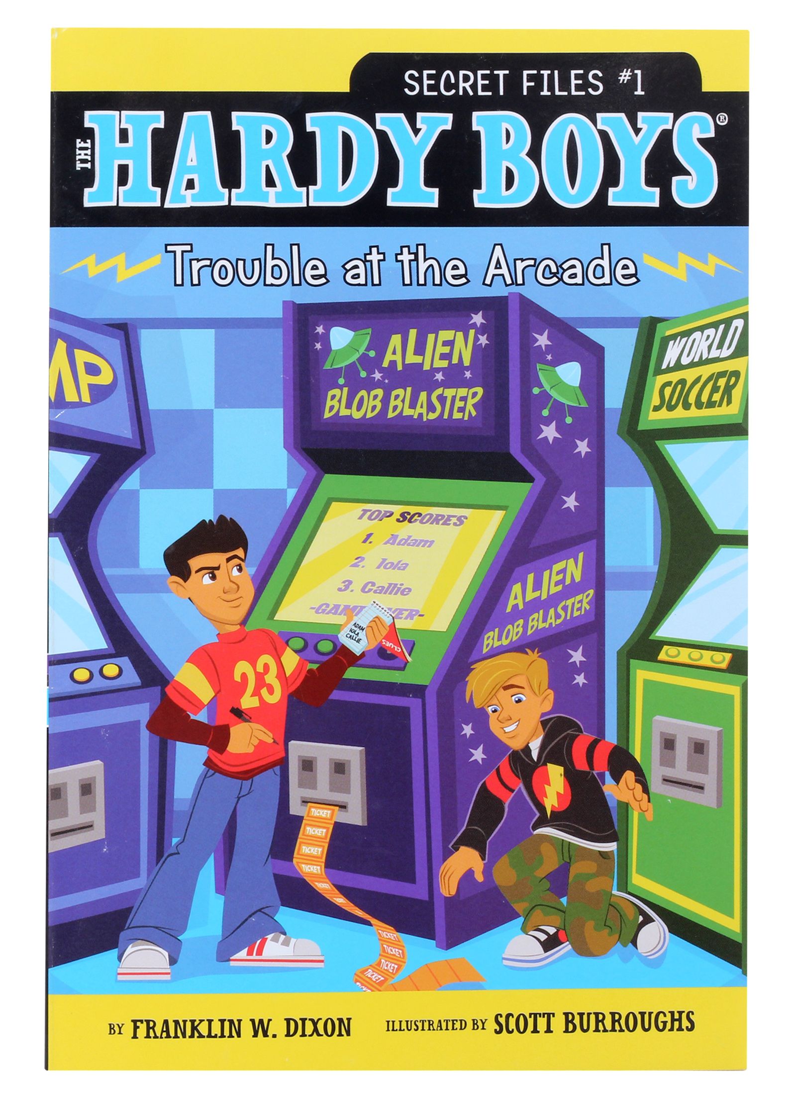 Hardy Boys Book Club001 Trouble at the Arcade - Hardy Boys Book Club